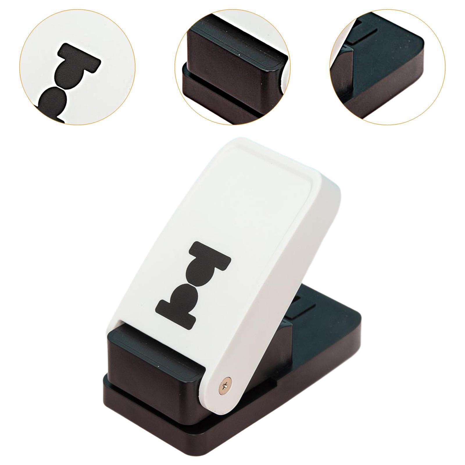 Tab Punch Handheld Label Punch for Card Making Notebook Planner Inserts ...