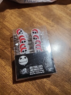 Jack Skellington Nightmare Before Christmas Mini String Lights NEW | eBay