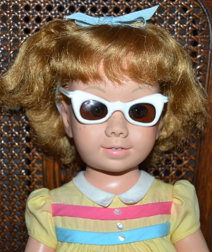 Vintage 1960's Mattel Canadian Blonde BOB Chatty Cathy Doll LOUD Clear ...
