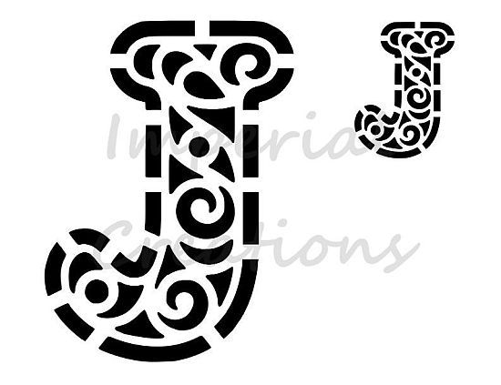 Fancy Capital Letter I