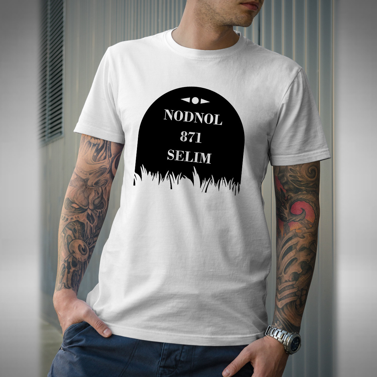 Nodnol T-Shirt Funny Red Dwarf Inspired Comedy London 178 Miles Small ...