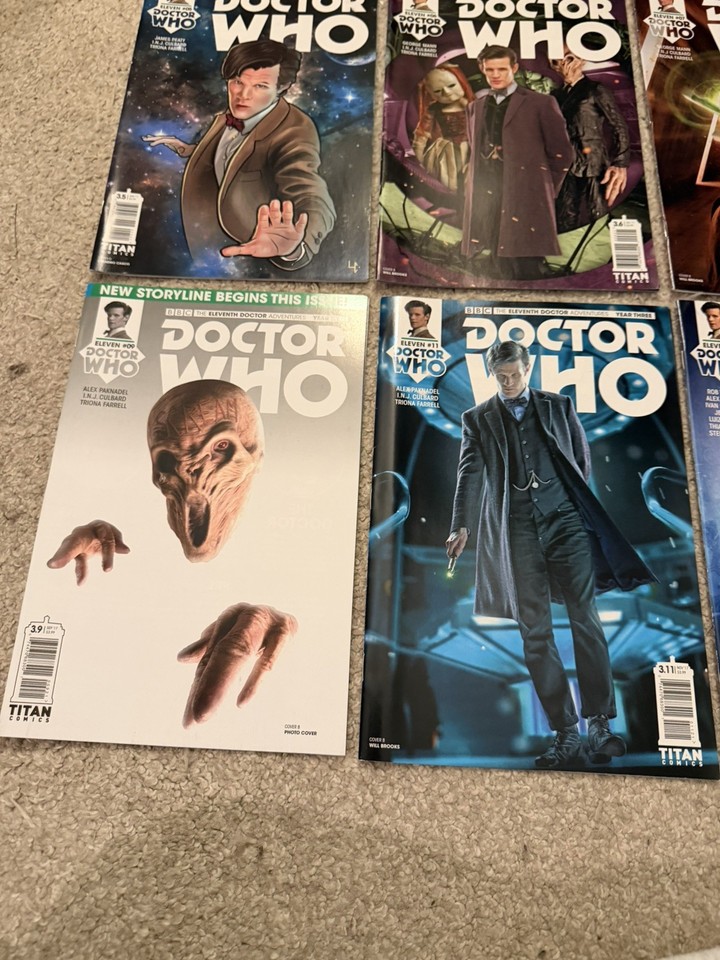 Doctor Who: The Eleventh Doctor Adventures Year Three Issue #1-9 + 11 ...