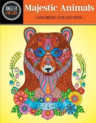 Angelea Van Dam Hello Angel Majestic Animals Coloring Collection ...