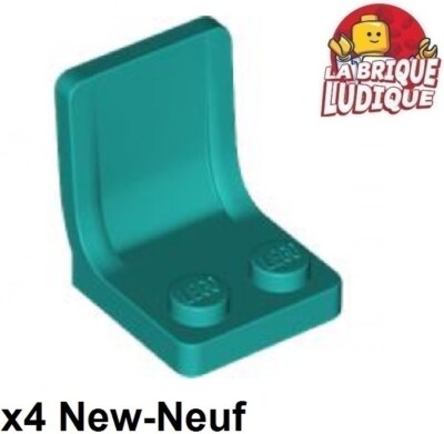 Lego 4X Minifig Utensil Seat Chair 2X2 Dark Turquoise 4079 | eBay