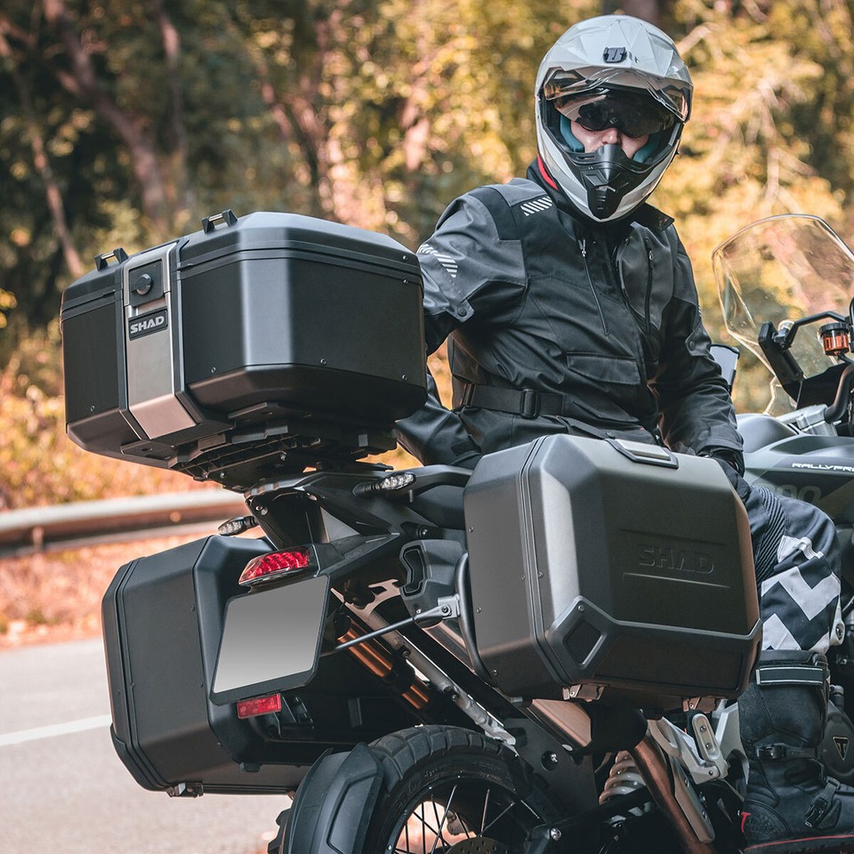 Kit SHAD bauletto TR55 TERRA e telaio per Triumph TIGER GT PRO 1200 ...