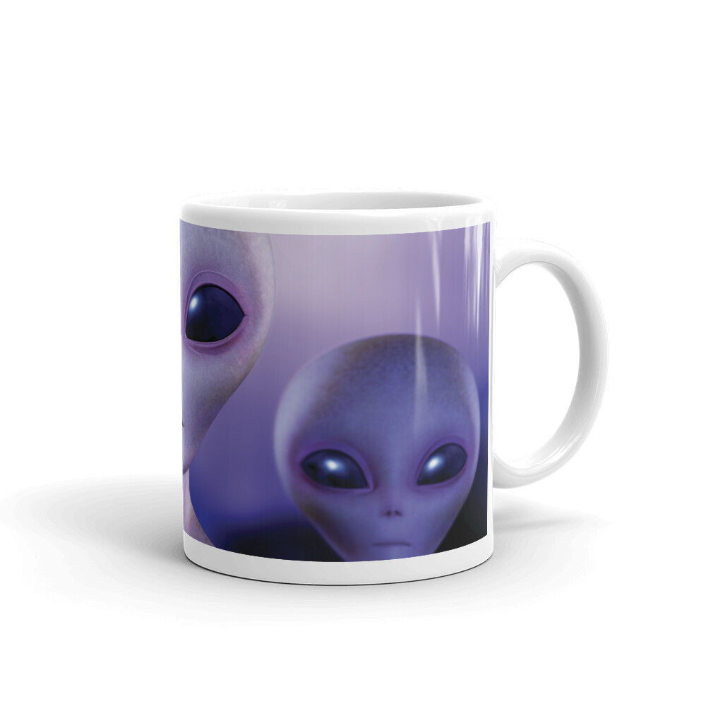 Funky Alien Grey Mug - Ideal Gift Aliens X-Files UFO Outer Space Galaxy ...
