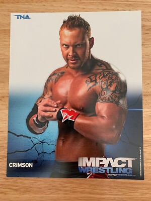 CRIMSON 2011 TNA IMPACT WRESTLING 8X10 PROMO PHOTO UN-SIGNED WWE ECW ...