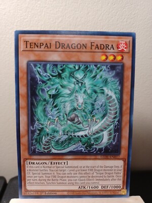 Yugioh! - Tenpai Dragon Fadra - LEDE-EN017 - 1st Edition - Common NM | eBay