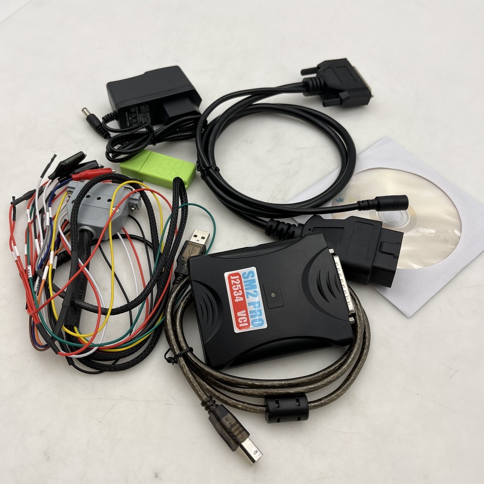 SM2 P/RO J2534 VCI Programmer Dongle 67 IN 1 V1.20 EEPROM BENCH OBD ...