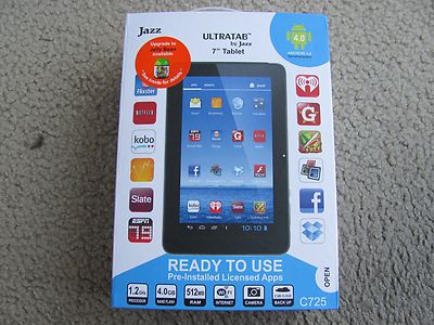 Brand New Digitac ULTRATAB JAZZ C725 7" | 4GB | Wi-Fi Tablet Silver ...
