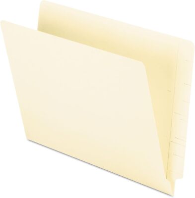 Pendaflex End Tab Folders, Full Tab, Letter Size, Manila, 100 Letter ...