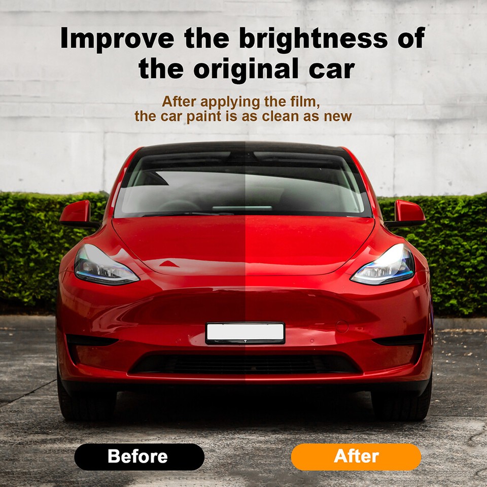 Car Doors Precut Paint Protection Film TPU Clear PPF For Tesla Model Y ...