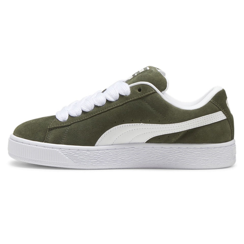 Puma Suede Xl Lace Up Mens Green Sneakers Casual Shoes 39520513 | eBay