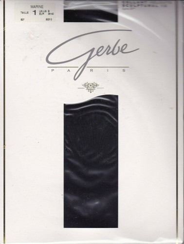 GERBE - COLLANT VELOUTE SCULPTURAL 12 - COULEUR MARINE TAILLE 1 SMALL ...