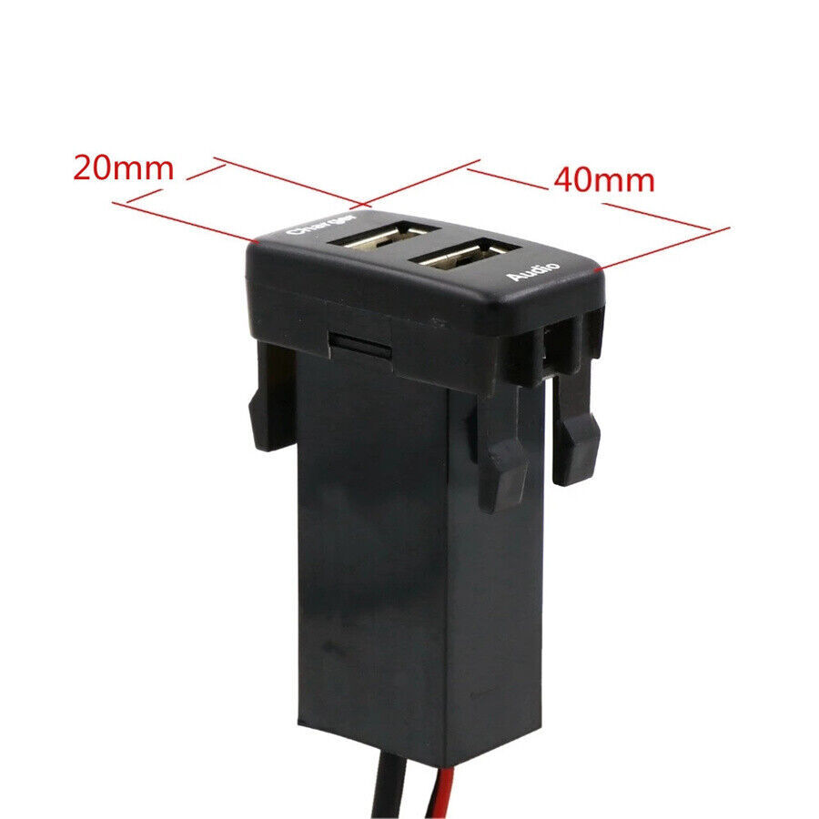 USB Charger Audio Socket For Toyota Tacoma Highlander Land FJ Cruiser ...