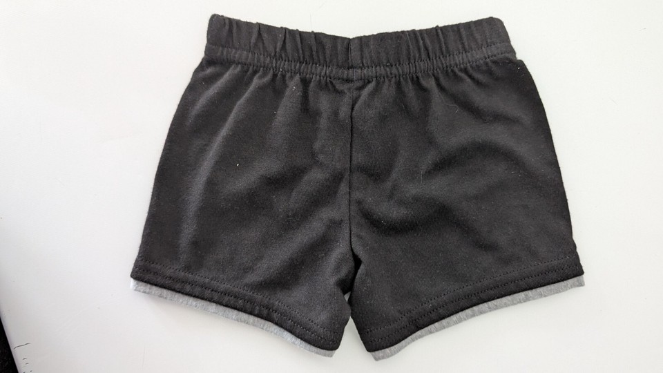 Garanimals Baby Black Grey Shorts 0-3 Mo Cotton/Poly Comfortable ...