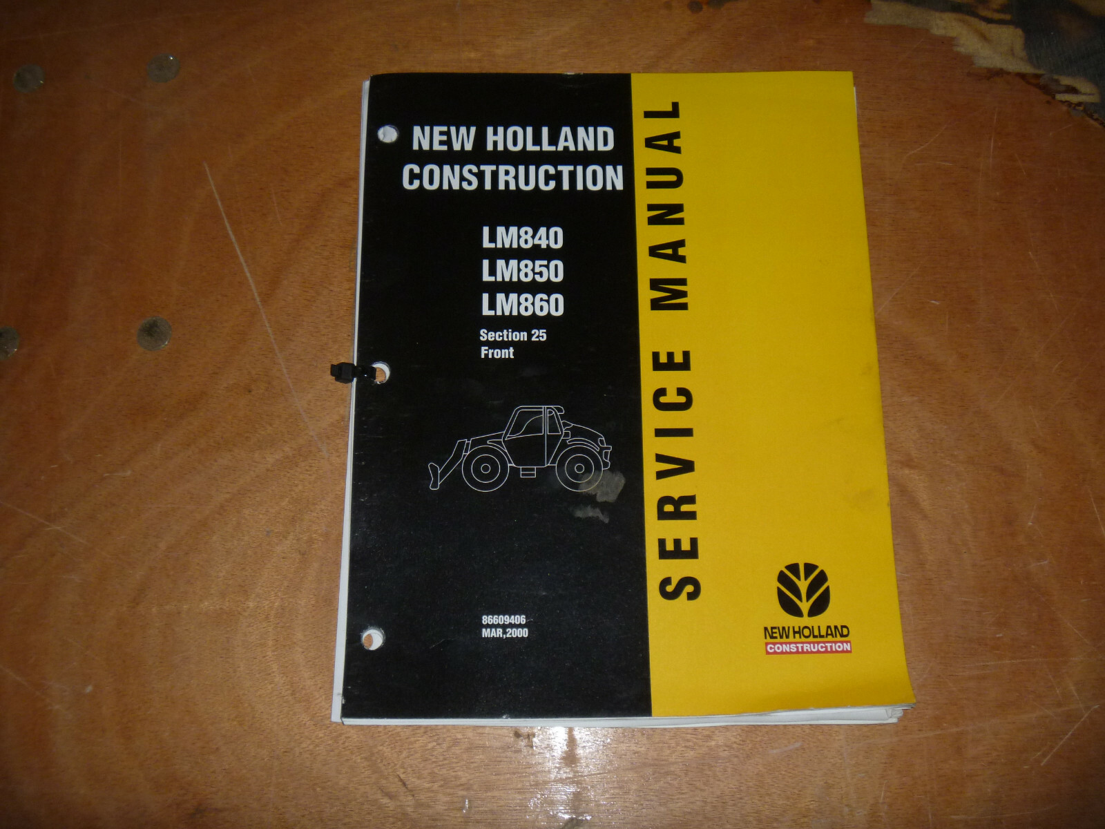 New Holland LM840 LM850 LM860 Telehandler Front Axle Shop Service ...