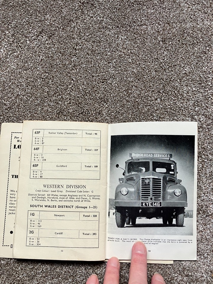 ABC BRS British Road Services Ian Allan Publication 2nd fully revised ...
