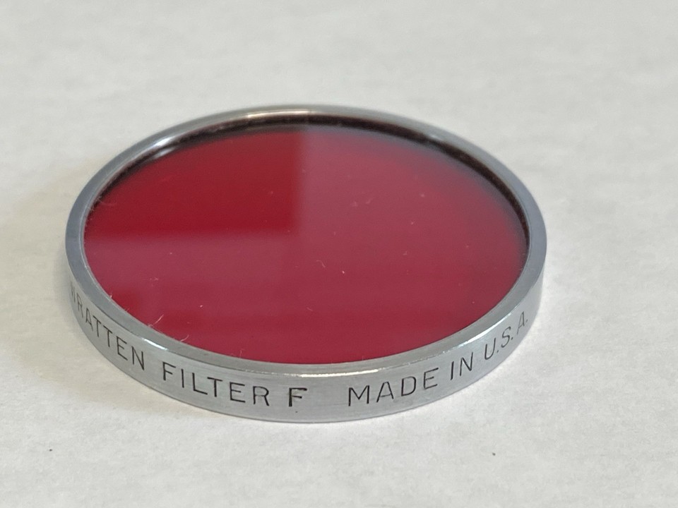 Kodak Wratten Series VI Filter F Red Made in USA | eBay
