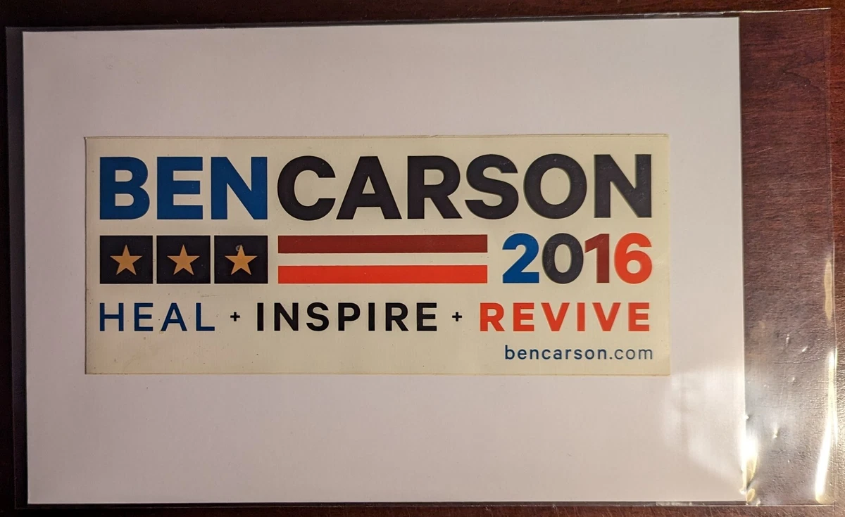 Ben Carson Bumper Stickers