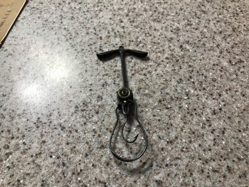 1899 "Old Glory"Sure Catch Fish Hook and Animal Trap Salem, Mass ...