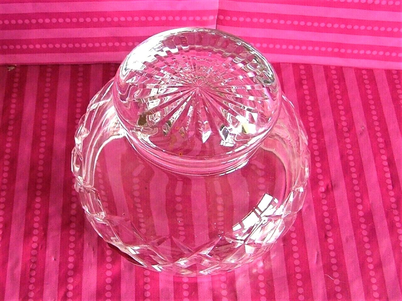 ROYAL BRIERLEY CRYSTAL 1st QUALITY SMALL ROSE BOWL- IN ROYAL BRIERLEY ...