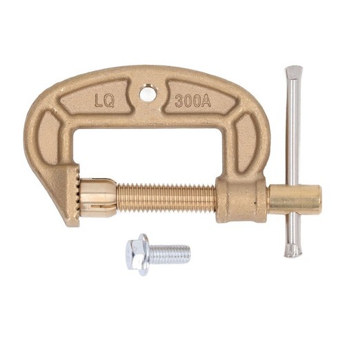 Professional Welding Ground Clamp Brass Anti Oxidation G Style 300A ...