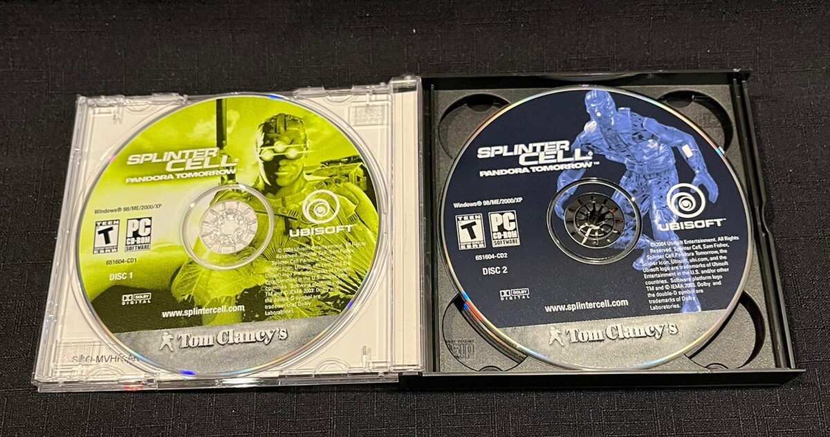 Tom Clancy’s Splinter Cell: Pandora Tomorrow (PC-CD, 3 Discs) | eBay ...