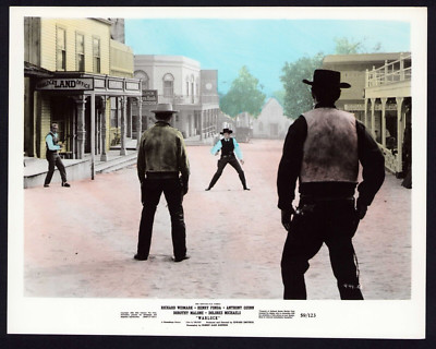 WARLOCK Original Movie Color Still Photo Henry Fonda Gunfight Western ...
