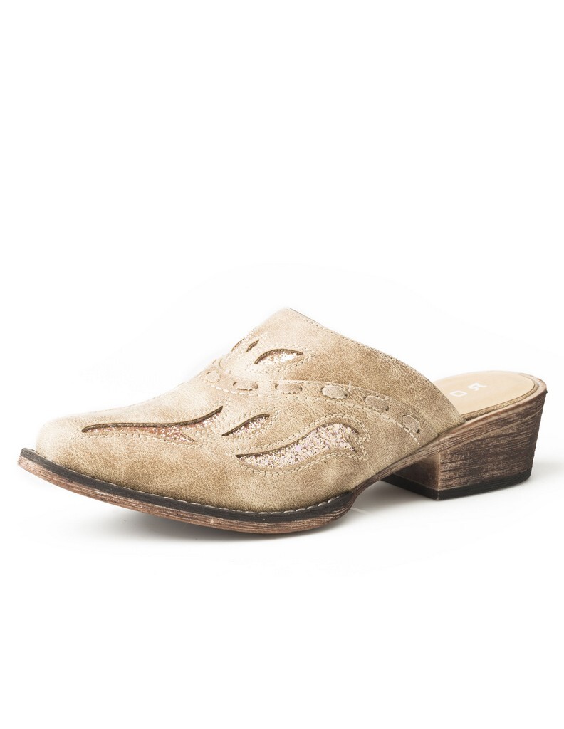 Roper Casual Shoes Womens Mule Beth Snip Toe Tan 09-021-1564-2513 TA | eBay