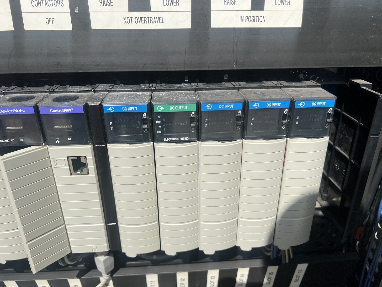 Allen Bradley Control Logix PLC Rack w/ Logix5555 Processor & Modules ...