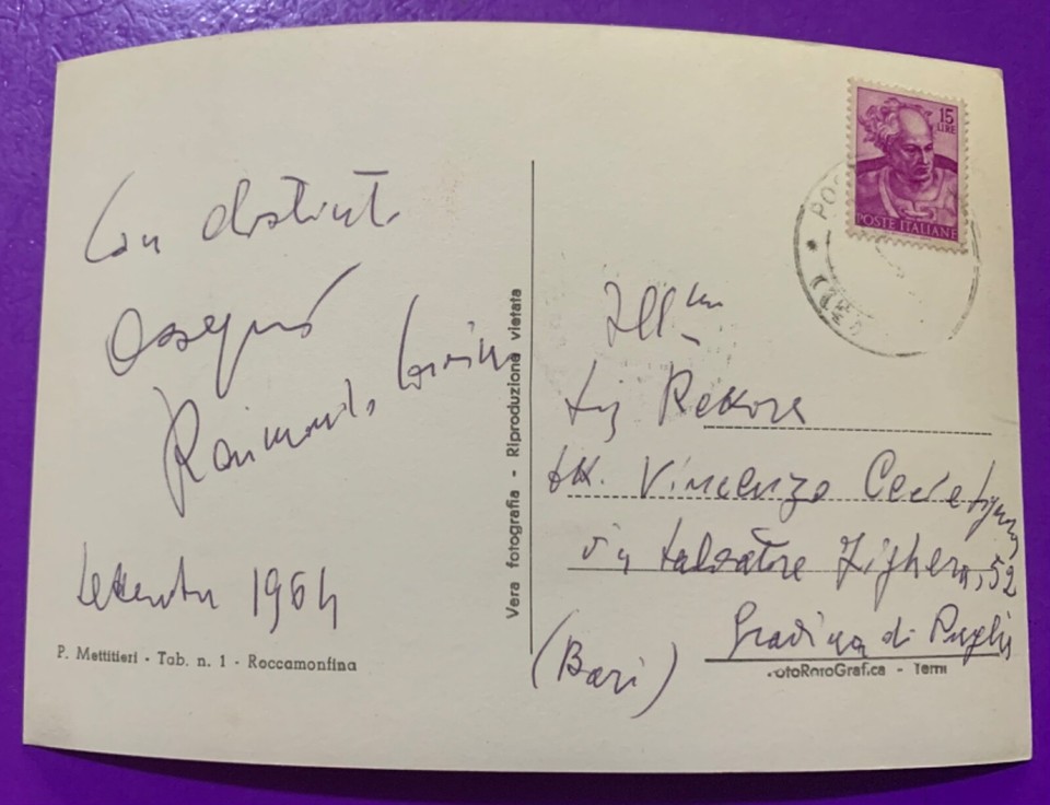 Aussicht Vom Monte Lattani, Rocca Monfina (Caserta) 60er Jahre ...