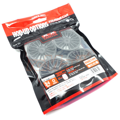 Tamiya 54738 1/10 RC Touring Car 24mm Medium-Narrow 18-Spoke Wheels ...