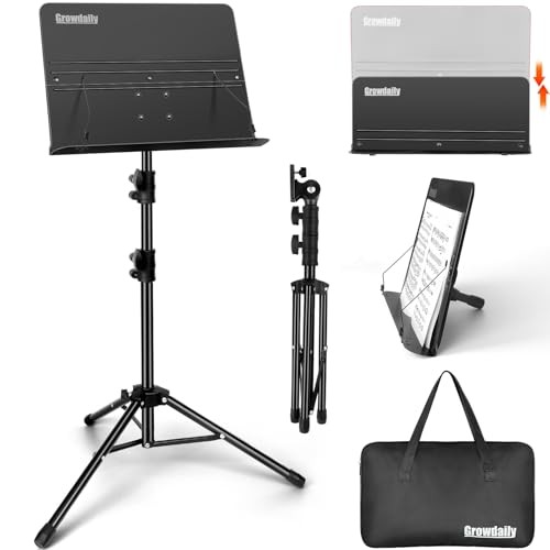 Music Stand, Folding Music Stand Portable Music Stand For Sheet Music 2 ...