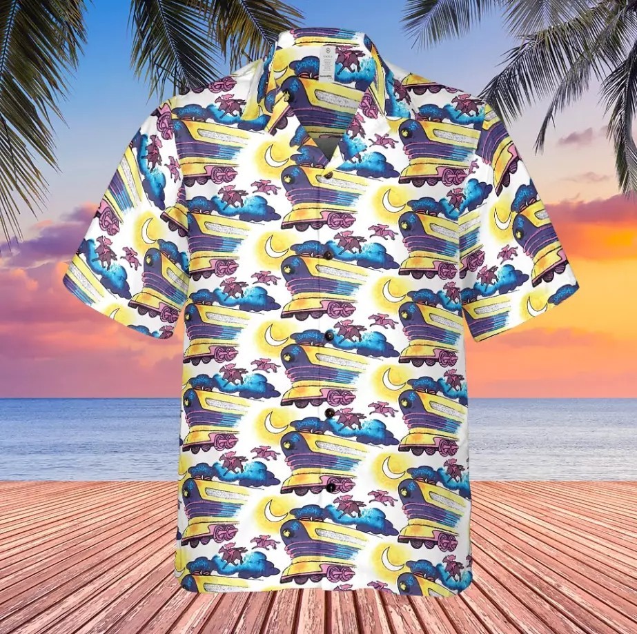 Doc Train Hawaiian Shirt Emmett Brown Back To The Future Size S-5xl 3D ...