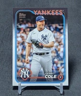 Gerrit Cole 2024 Topps Japan Edition Baseball Card #112 New York ...