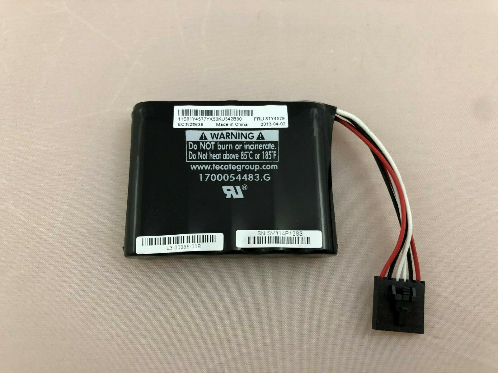 IBM 81Y4579 ServeRAID Battery 81Y4577 00JY023 | eBay UK