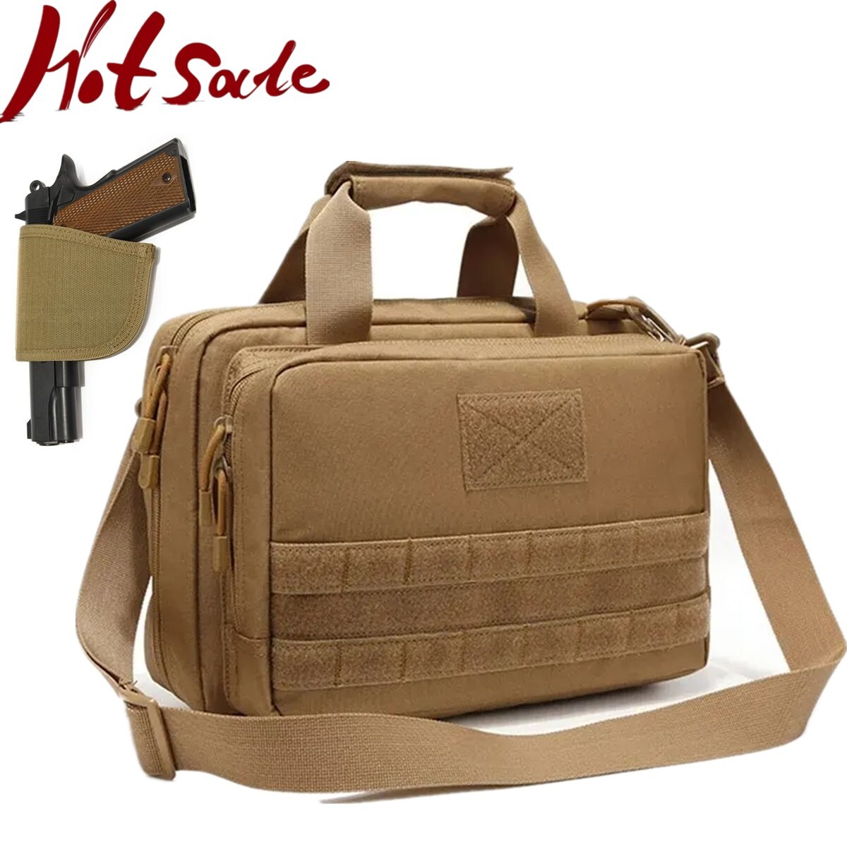 Tactical Pistol Case Range Bag Soft Handgun Case Gun Range Bag Hunting ...