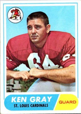 1968 TOPPS FOOTBALL #138 KEN GRAY MID GRADE JA | eBay