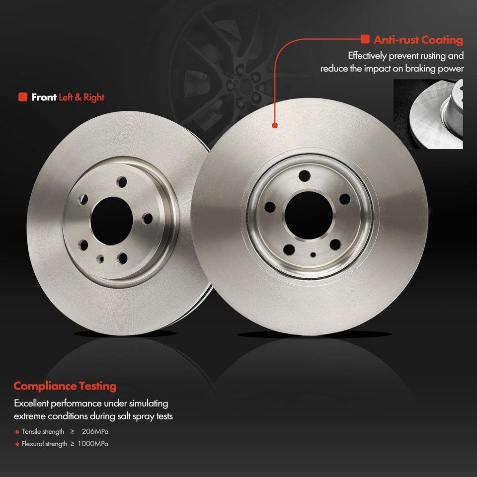 Brake Discs & Brake Pads Front 320mm for Audi A6 C7 4G2 4G5 A7 4GA 4GF ...