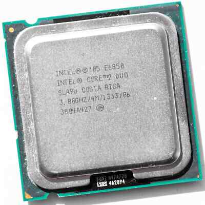 Intel Core 2 Duo E6850 LGA775 3GHz 1333FSB Dual Core Processor SLA9U ...