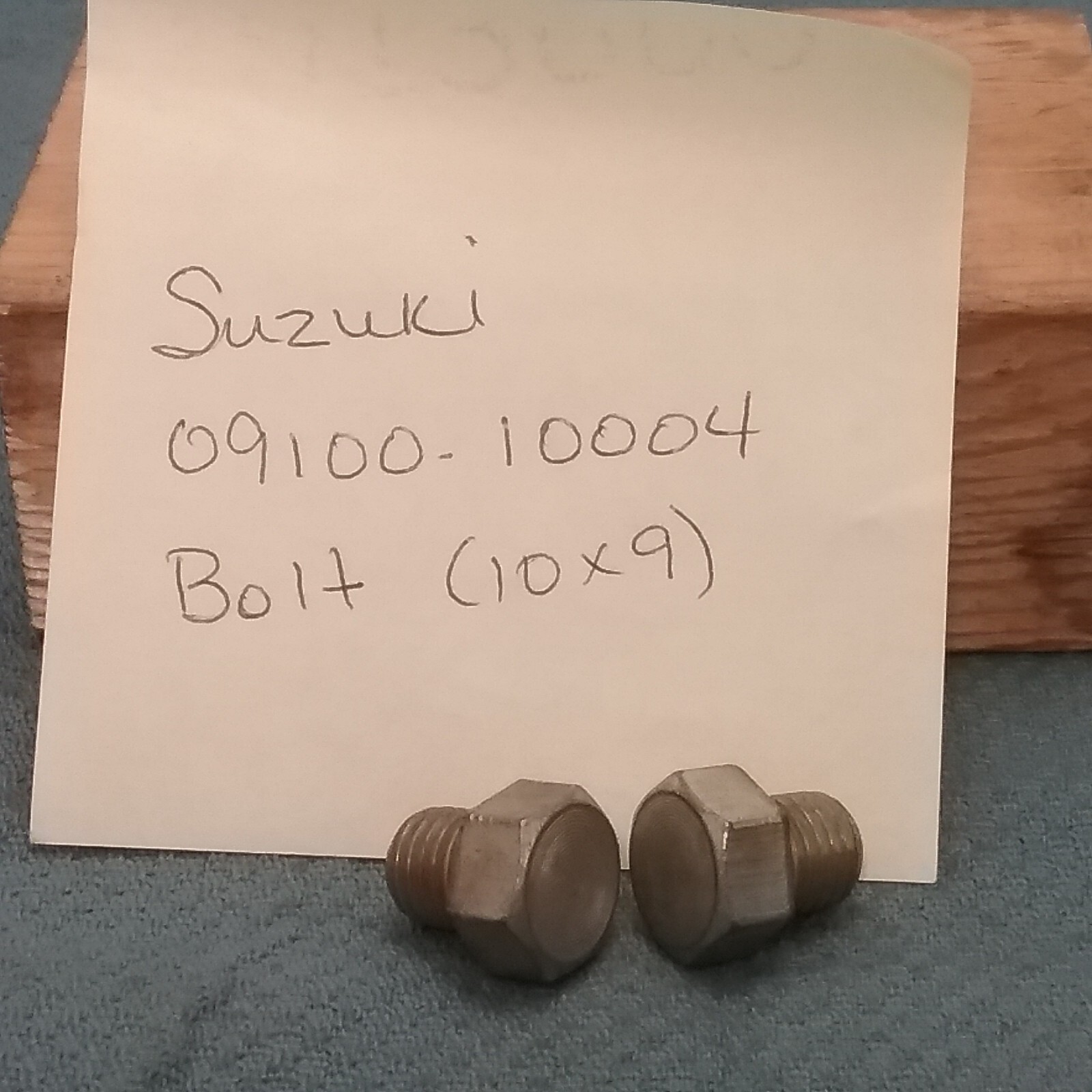 QTY 2 NEW REPLACES SUZUKI 09100-10004 BOLT (10X9) 1971-1981 | eBay