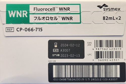 CP-066-715 Sysmex Reagent Fluorocell WNR 2 X 82 mL | eBay