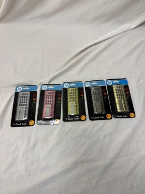 HP Quick Calculator with magnet, colors available green-2 and pink-5 ...