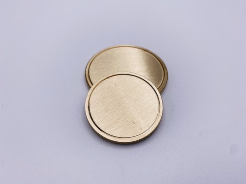 Brass Coin Blanks - Challenge Coin - Reed Edge - Grooved - 32mm | eBay
