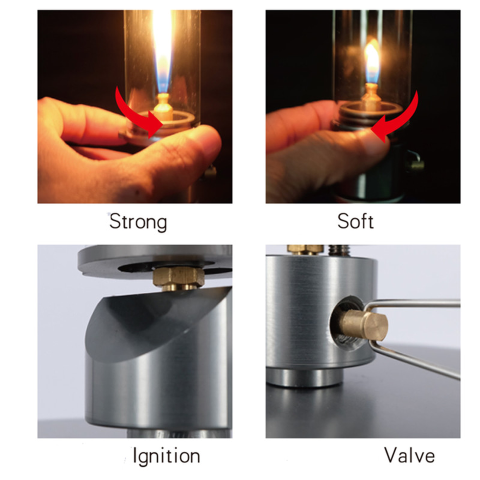 Outdoor Camping Tent Gas Lanterns Hiking Portable Windproof Lighting ...