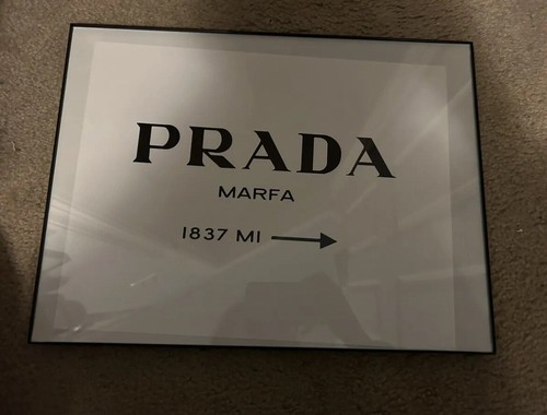 Prada Marfa Poster Hanging Frame Included NEW | eBay