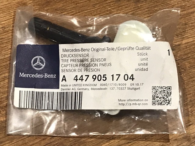 Genuine Mercedes-Benz Tyre Pressure Sensor VITO 447 A4479051704 for ...