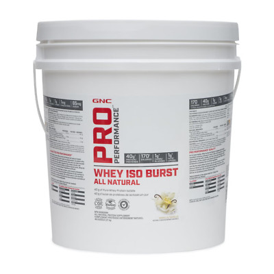 Gnc Pro Performance Whey Iso Burst 48 Servings Natural Vanilla Flavor 2