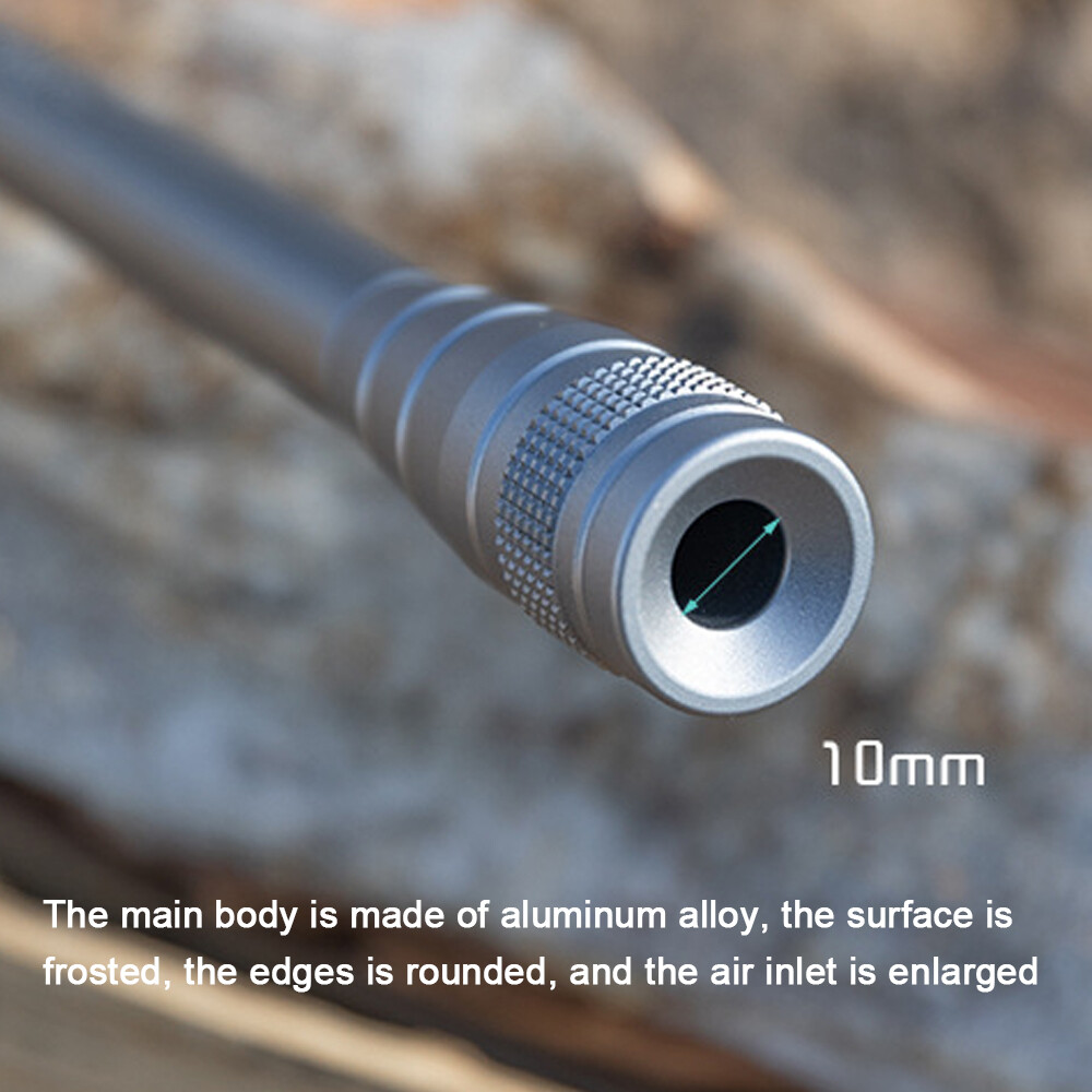 Detachable Blow Fire Tube Mouth Fire Blowpipe Portable High Effective ...